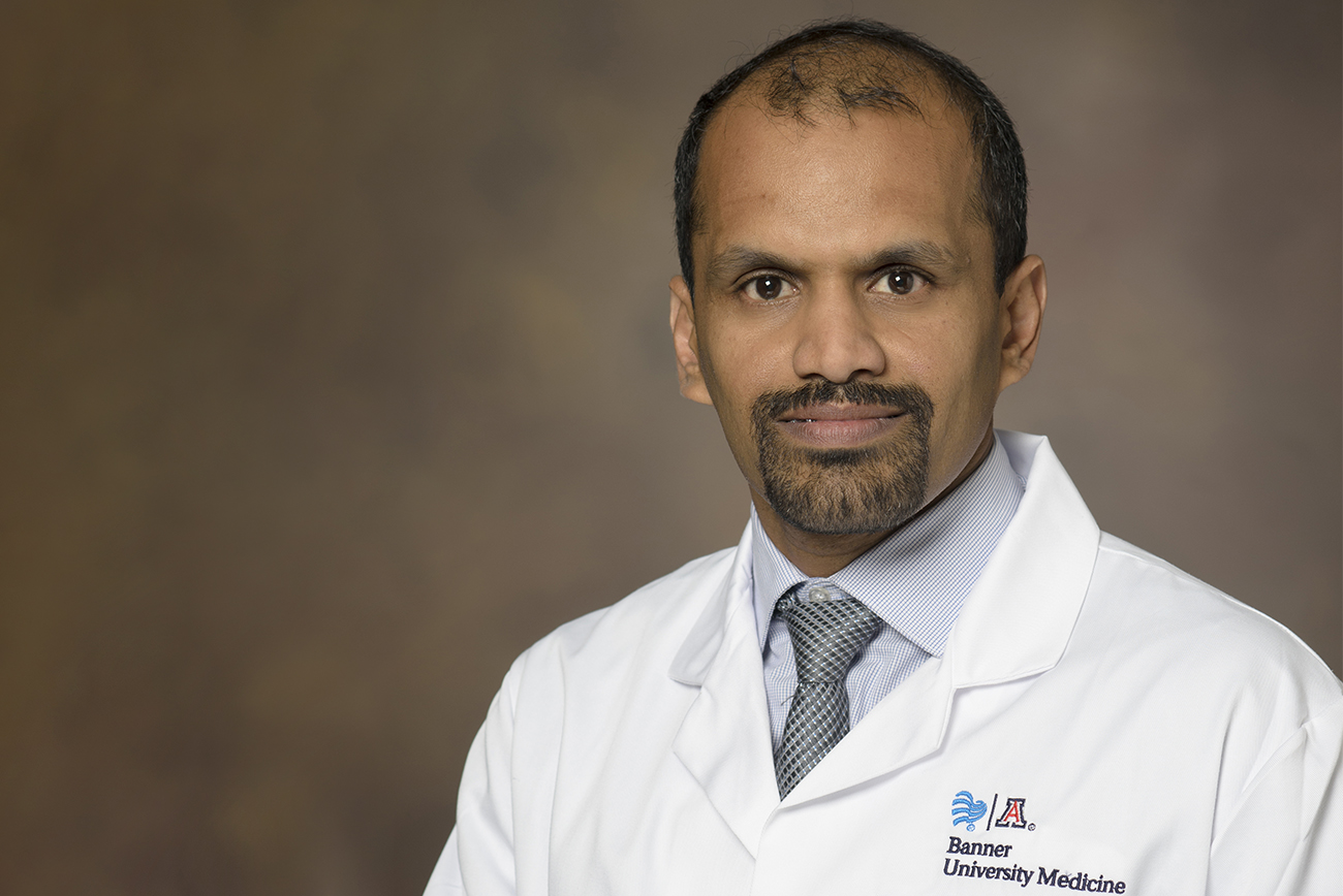 Dr. Unni Udayasankar Recognized with College of Medicine – Tucson ...